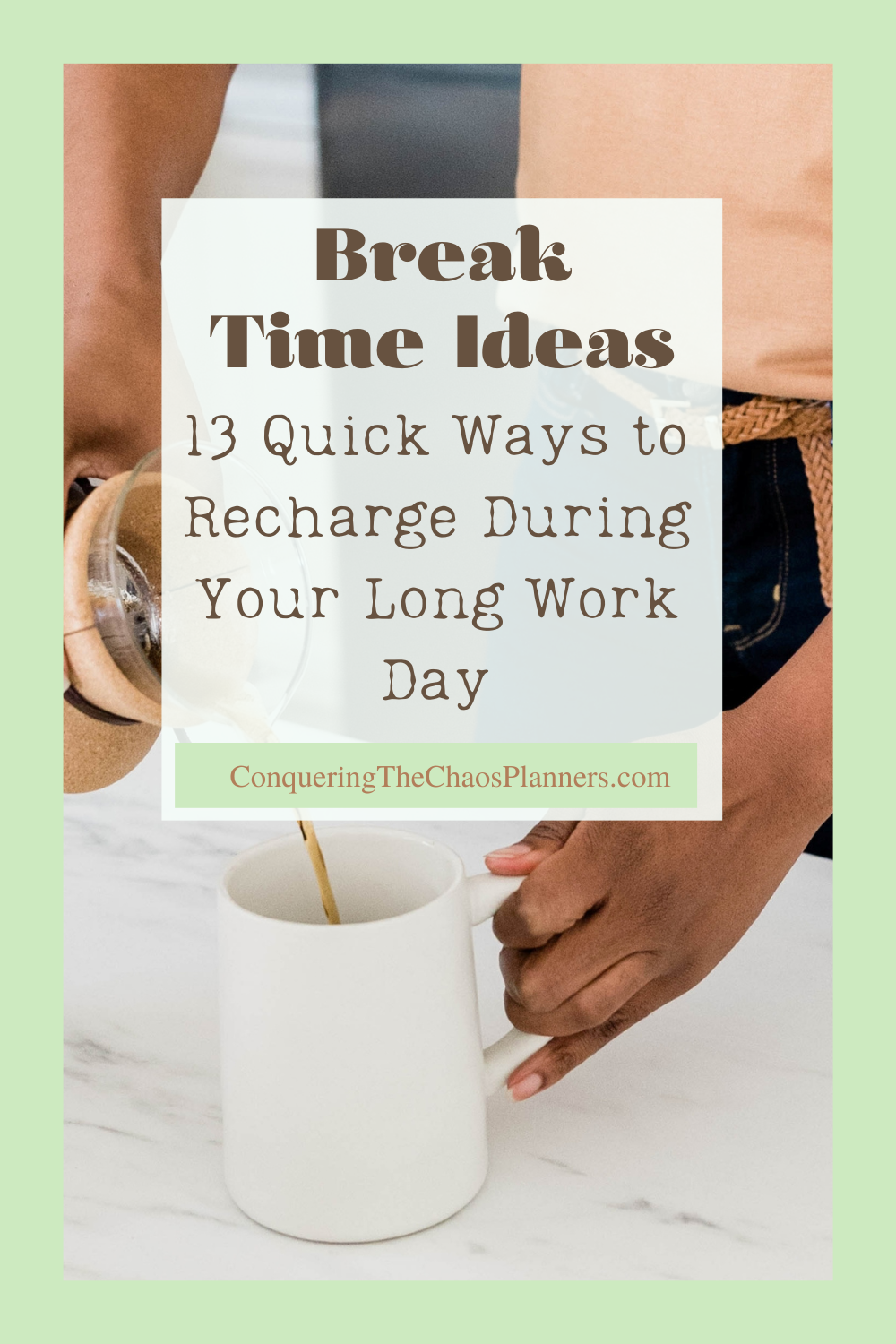 Break Time Ideas: Quick Ways to Recharge During Your Work Day