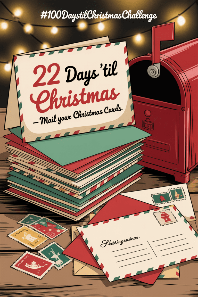 22 Days ’Til Christmas - It's Time to Mail Christmas Cards